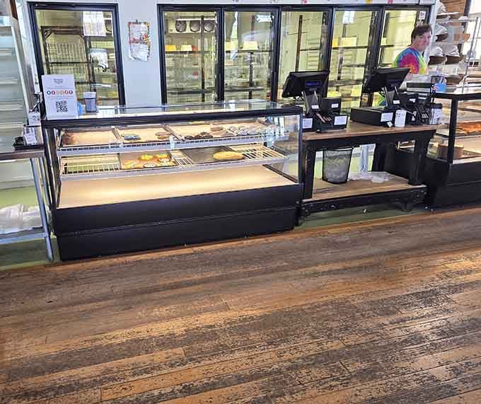 The display case at Trefzger's is basically a highlight reel of everything a bakery counter should aspire to be.