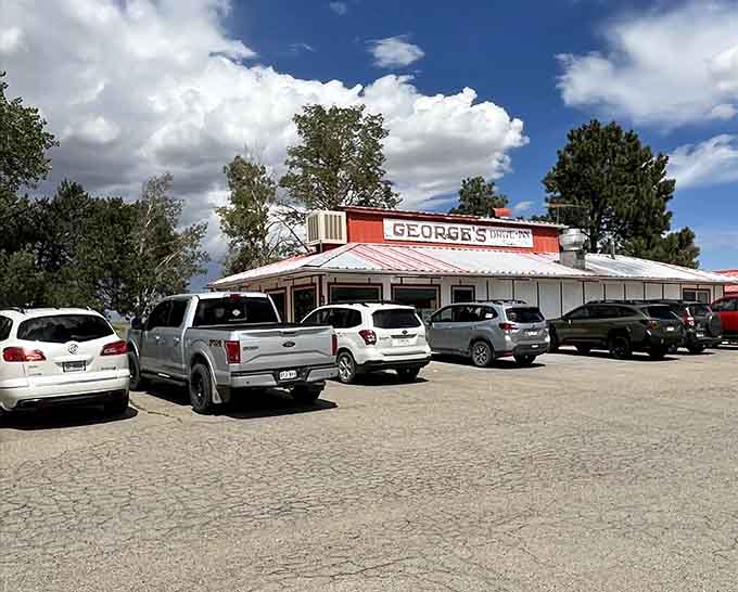 George's Drive Inn has a packed parking lot for a reason, locals know exactly where to find a satisfying meal.