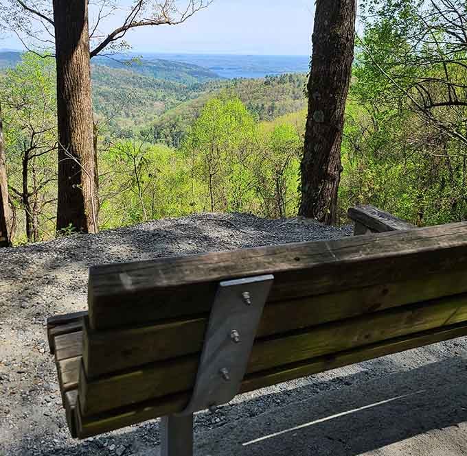 Sit down, breathe in, and let those rolling mountain views remind you why you came here today.