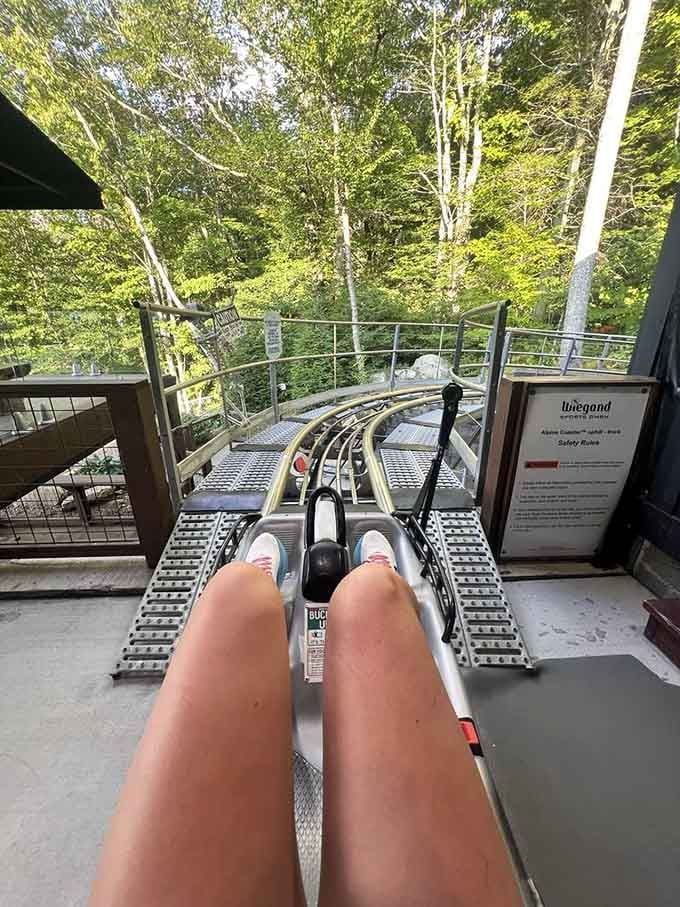 The moment of truth: strapped in, ready to launch, and wondering why you didn't use the restroom first.