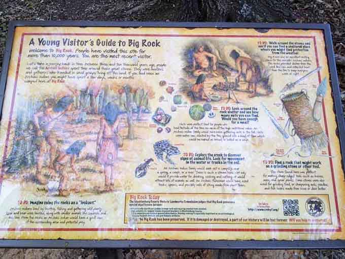 A Young Visitor's Guide to Big Rock tells 10,000 years of history in one beautifully illustrated, fascinating panel.