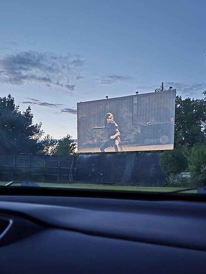 Watching an action scene from your own car dashboard somehow makes every explosion feel twice as satisfying.