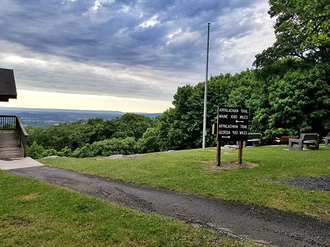 Standing at Washington Monument State Park, with the Appalachian Trail pointing toward Maine and Georgia, the world suddenly feels very big.