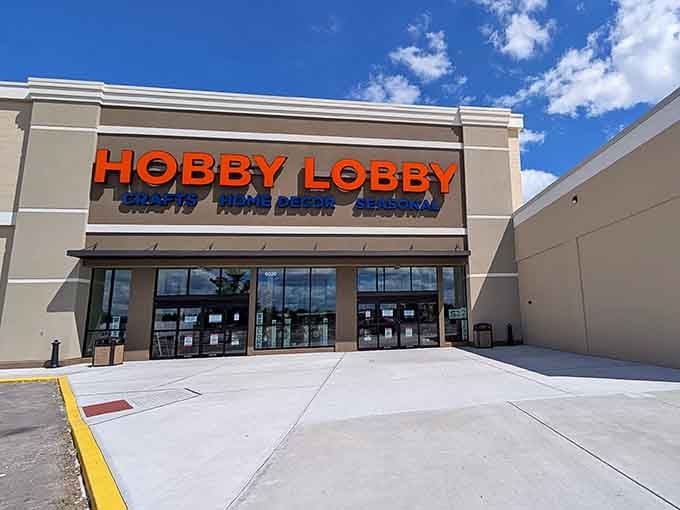 Hobby Lobby standing tall outside Castleton Square means your next creative project is closer than you think.