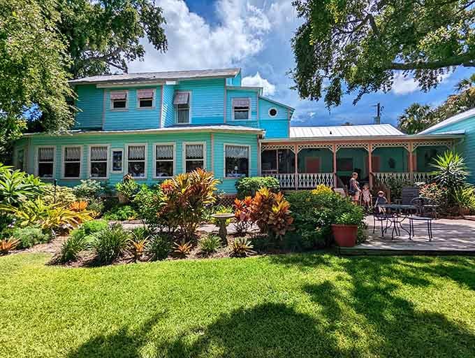 Cedar Key Bed & Breakfast's turquoise charm welcomes guests to experience island living without the corporate hotel nonsense.