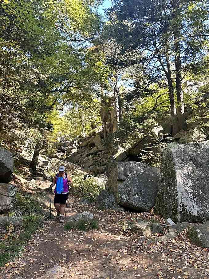 Trekking poles, good boots, and zero regrets. That's the Charley's Loop Trail dress code.