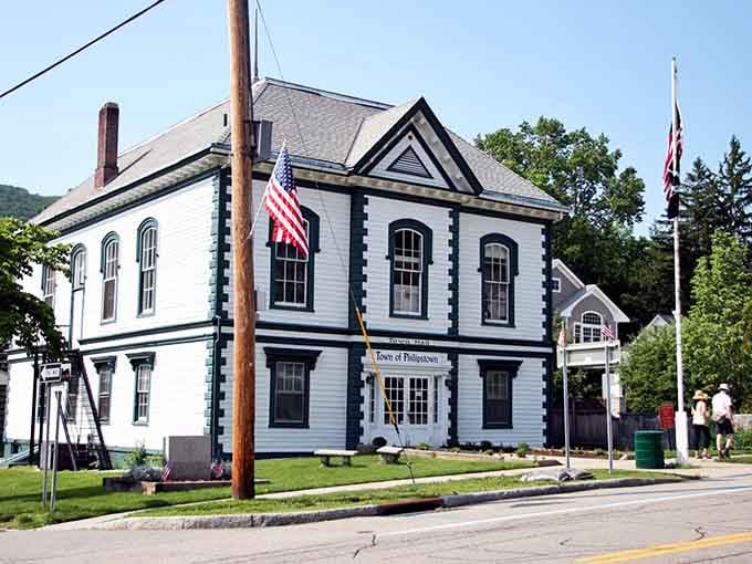 Philipstown Town Hall stands as a quiet reminder that some institutions are built to actually last, not just look good.
