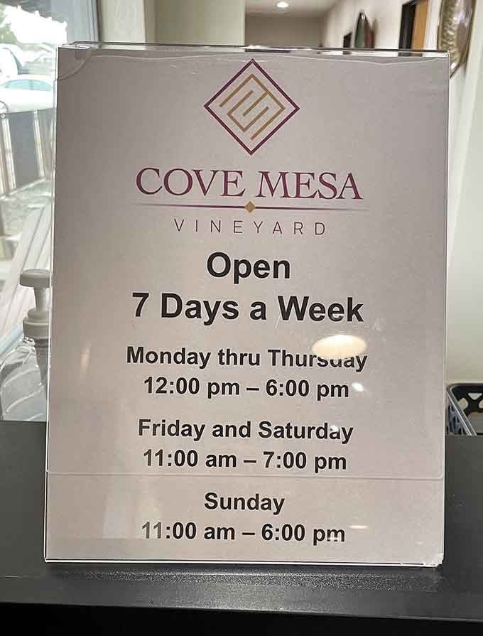 Open seven days a week, because great Arizona wine shouldn't be limited to just the weekend crowd.