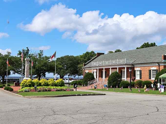 The kind of town square that makes you want to grab a bench and watch the world slow down.