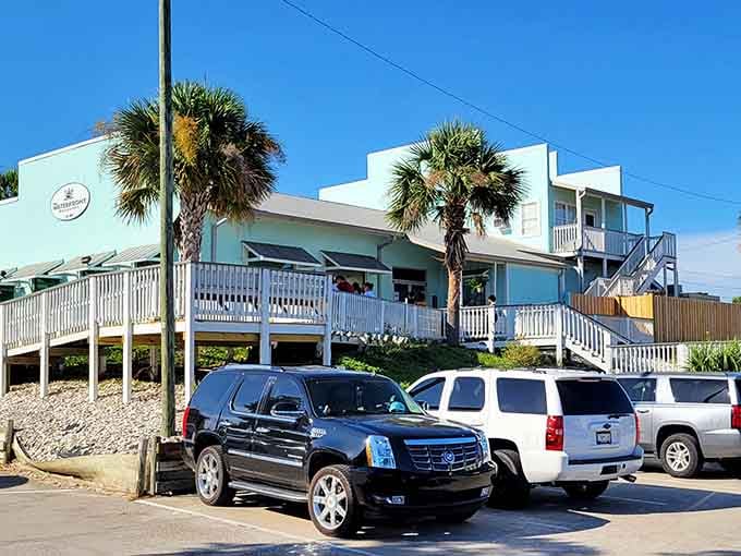 The Waterfront Restaurant earns its name honestly, sitting pretty with views that make every meal taste just a little better.