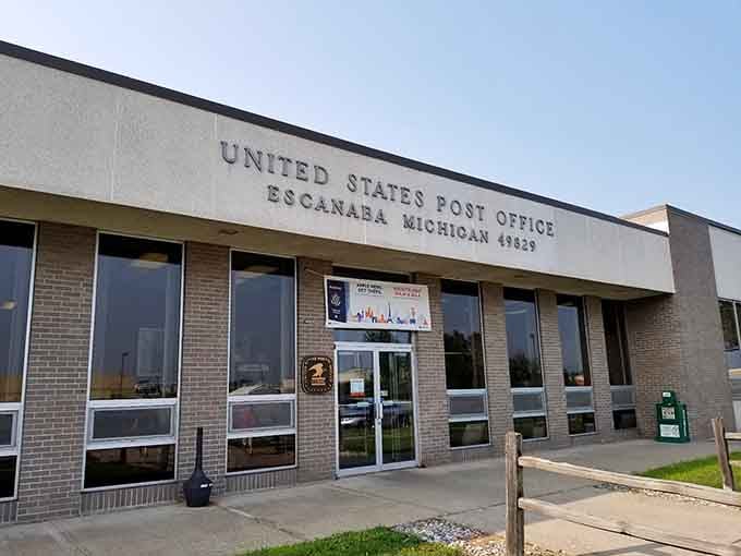 Even the post office looks welcoming, which is saying something about a town's overall vibe and character.