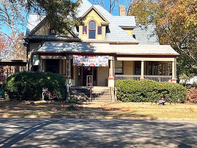 The Kennedy-Douglas Center for the Arts sits inside a charming Victorian house, because Florence keeps its creativity beautifully housed.