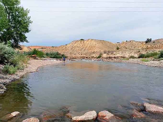 The Arkansas River flows peacefully through the area, providing natural beauty without requiring expensive resort fees to enjoy.