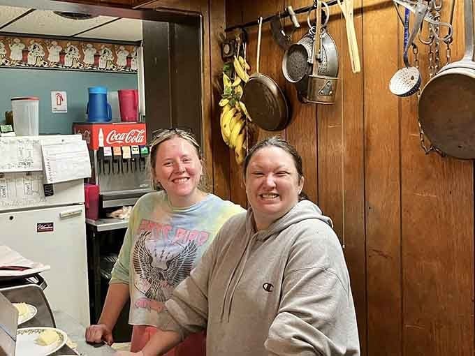 The smiling staff at Heidelberg Haus bring the same warmth to every plate as the food itself.