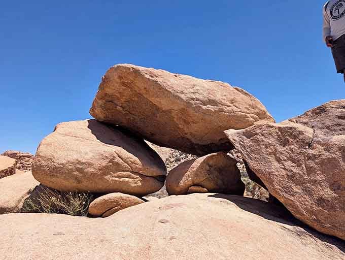 Balanced boulders defy gravity and common sense, creating photo opportunities that'll make your friends jealous.
