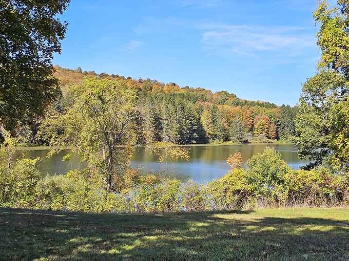 Autumn at Hills Creek is the kind of scenery that makes you reconsider every vacation you've ever booked.