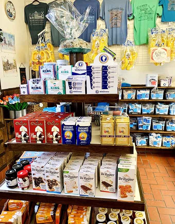 Shelves stocked with imported Dutch treats mean you can recreate Amsterdam breakfast at home whenever cravings strike.