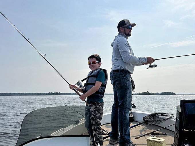 Fishing on Rainy Lake creates memories between generations, where patience and hope meet northern Minnesota's abundant waters.