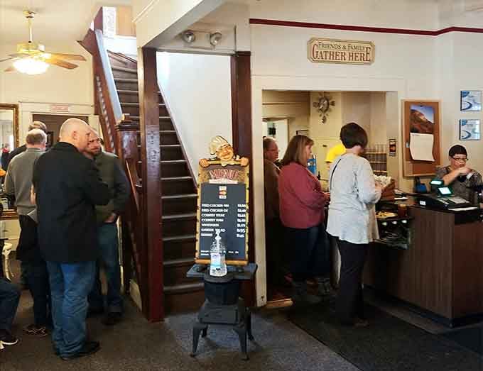 The line at Julia's Talley House moves with purpose. Everyone here already knows exactly what they're ordering.