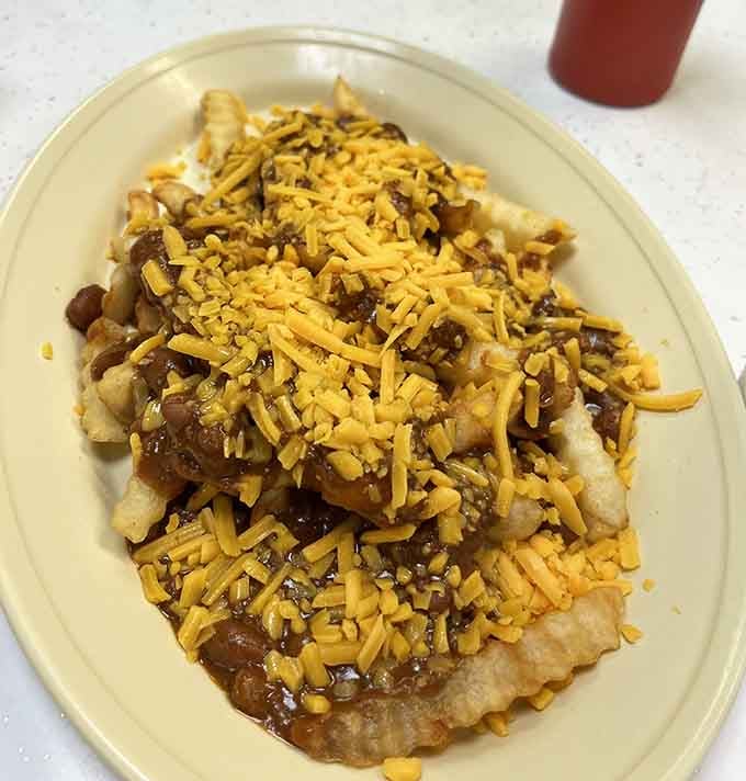 Chili cheese fries so loaded and glorious, they deserve their own zip code and a standing ovation.