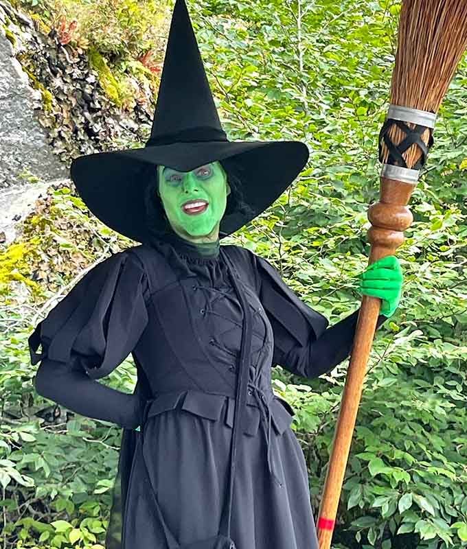 The Wicked Witch of the West is here, green face and all, and she is absolutely not taking questions.