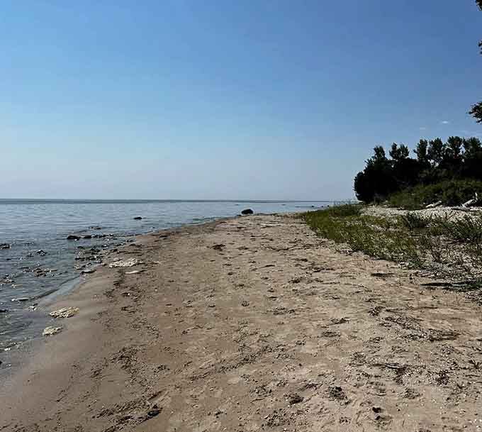 Sandy, wide, and all yours. This beach doesn't ask for a reservation or a parking fee. Just show up.