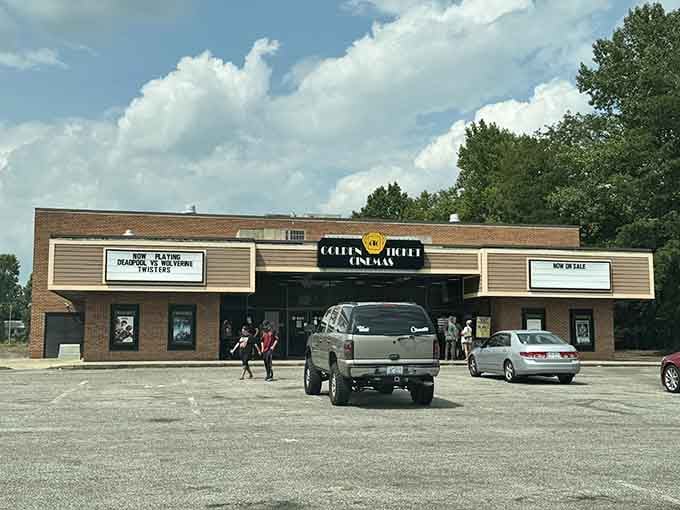 Golden Ticket Cinemas Lenoir Twin: because affordable movie nights are just another reason this town makes sense.
