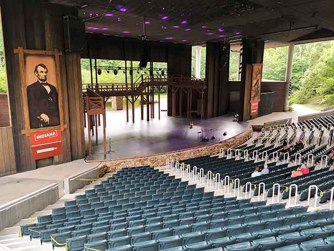 The amphitheater brings Lincoln's story to life under stars he might have gazed upon himself centuries ago.