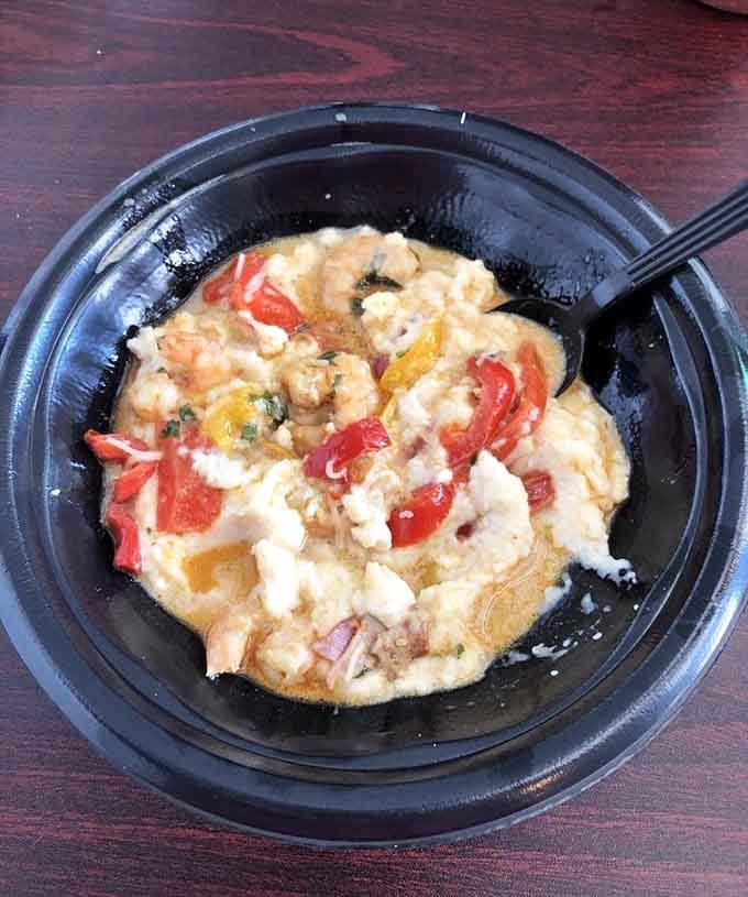 Tender shrimp, bright tomatoes, and a creamy base, this bowl is proof that simple Gulf ingredients done right need no introduction.
