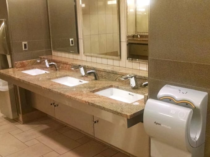 Even the restrooms are well-maintained and spacious, which matters more than you'd think during an all-day shopping expedition.