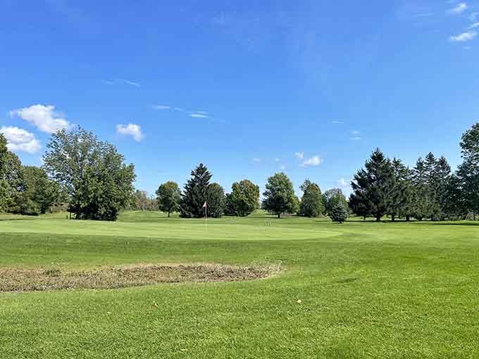 Meadow Links Golf Course stretches green and inviting, where affordable rounds don't mean compromising on quality.