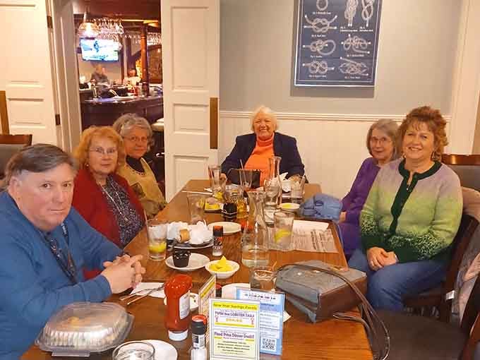 A table full of smiling faces says everything, Marblehead Chowder House is clearly the kind of place that brings people together.