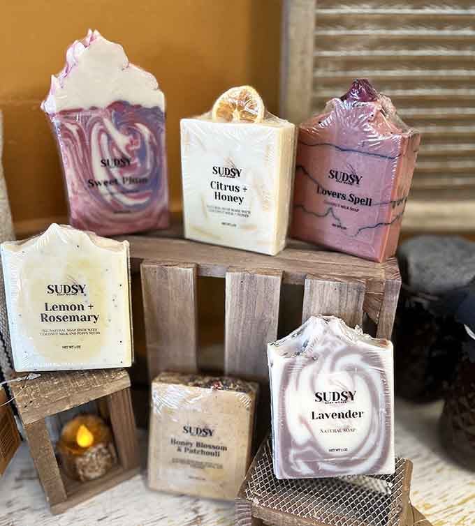 Sudsy soap bars in flavors like Citrus Honey and Lavender that make your bathroom smell like an actual dream.