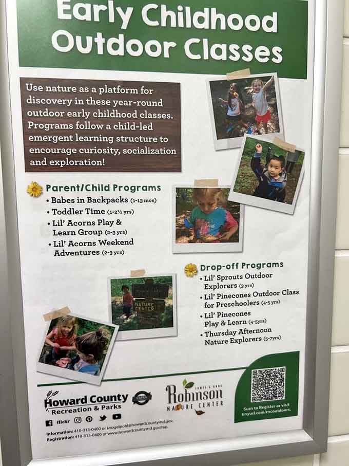 From Babes in Backpacks to Nature Explorers, there's a program here for every tiny human at every stage of curiosity.