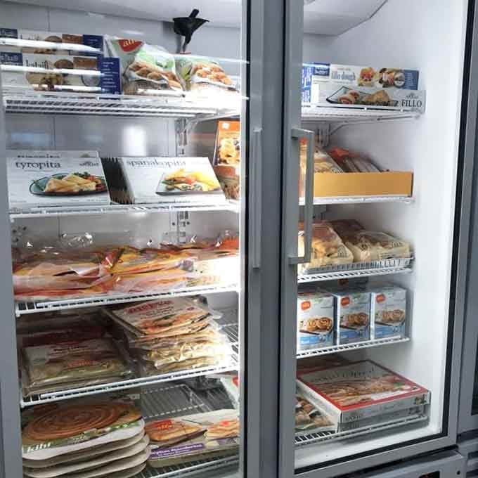 Frozen phyllo dough and international specialties waiting patiently to become your next impressive dinner party showstopper.