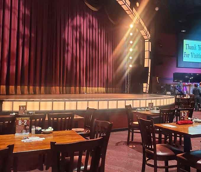 That red curtain has seen some things. Tonight, it's about to reveal something worth the drive.