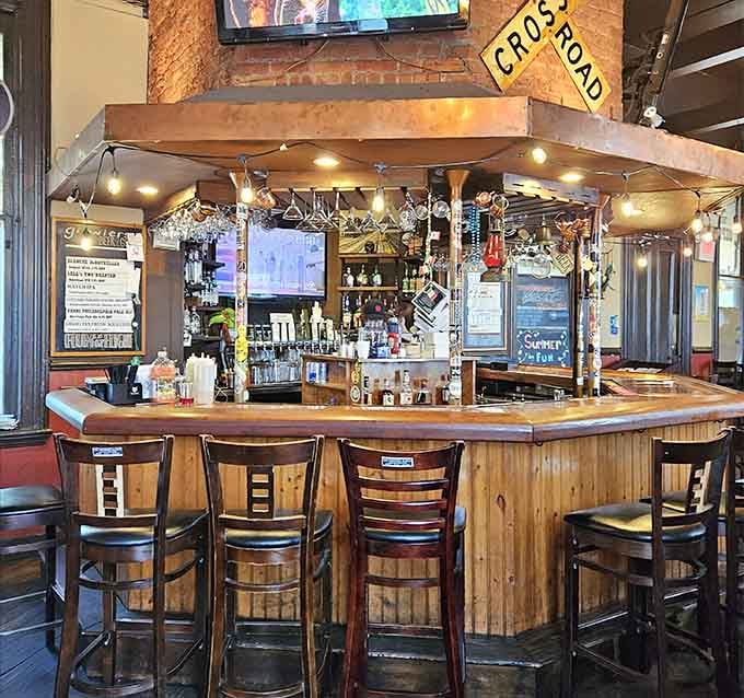 The crossroads of good drinks and great conversation, anchored by a bar that's seen a thousand good nights.