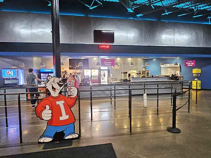 After all that jumping and racing, the food counter appears like a very welcome old friend.