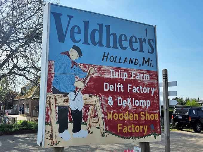 Veldheers's sign points the way, and trust us, every single arrow on that post is worth following.
