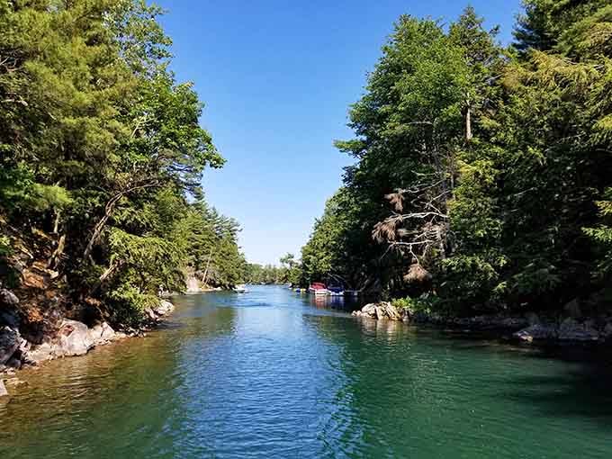 The kind of waterway that makes you understand why people write poetry about nature and stuff.