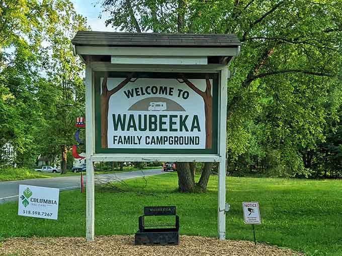 The sign says welcome, and remarkably, it means every single word of it.