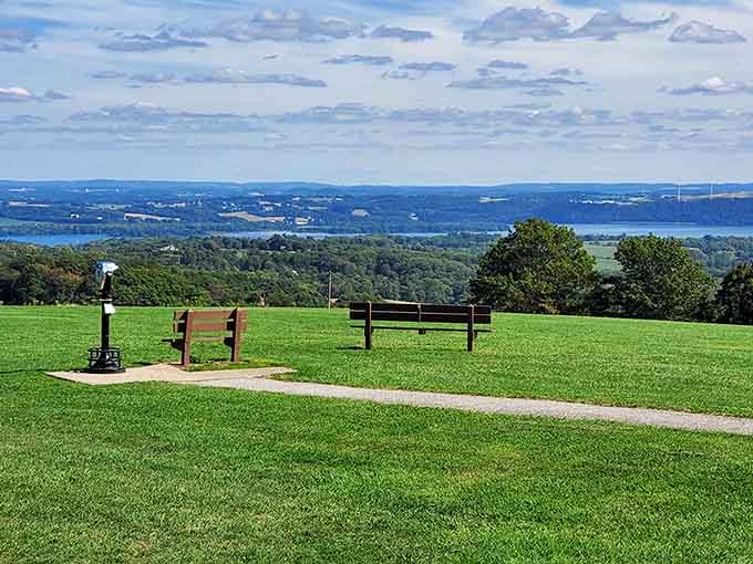 Samuel S. Lewis State Park delivers sweeping views of York County that will genuinely stop you mid-sentence.