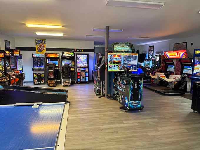 Armstrong Arcade Lounge proves that Yreka keeps things fun for everyone, with classic games glowing in a welcoming room.