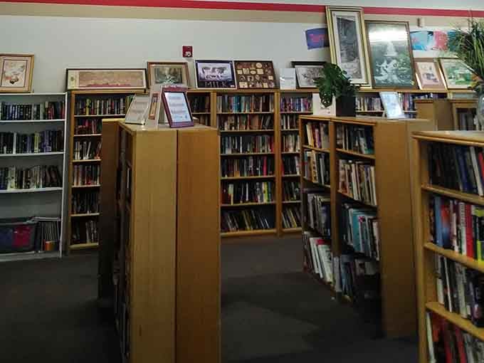 A book lover's maze where literary adventures cost less than the bookmark you'd buy at a regular store.