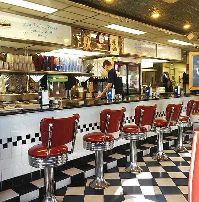 A lunch counter where the coffee's hot, the kitchen's open, and everything happening in front of you smells incredible.