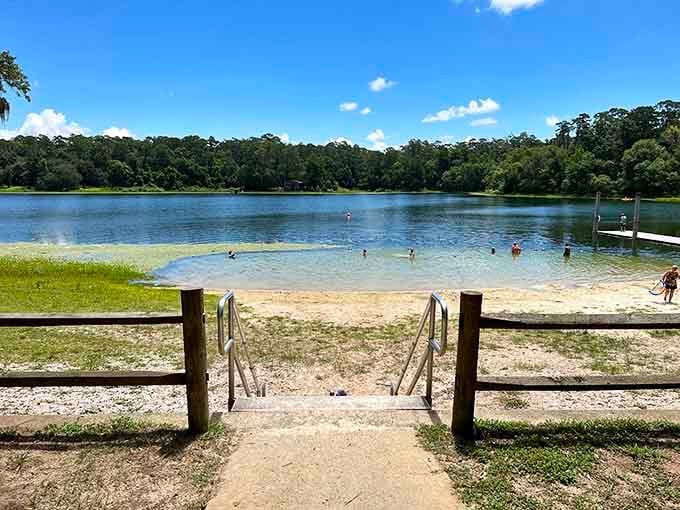 This is what happens when a garden and a lake decide to collaborate. The result is almost unfairly beautiful.