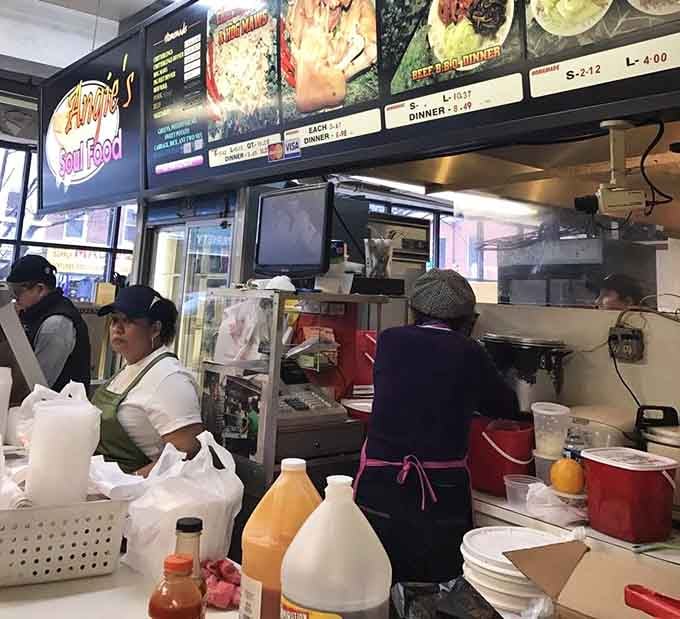 The real magic at Angie's happens right here, where a hardworking team keeps Baltimore fed and happy every single day.