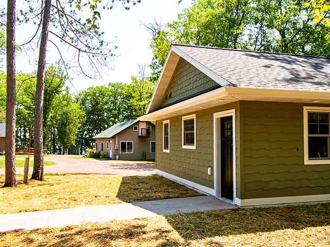 Mission Springs Resort offers comfortable accommodations surrounded by pines, where relaxation isn't optional but mandatory.