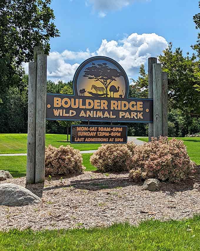 The welcome sign promising adventures that'll make your regular Tuesday infinitely more interesting than usual.
