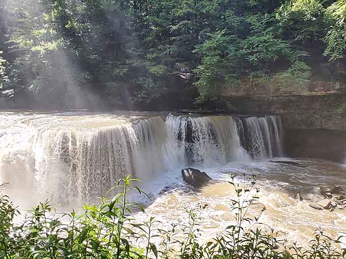 After a good rain, Brandywine Falls transforms into something so powerful it practically vibrates through your chest.